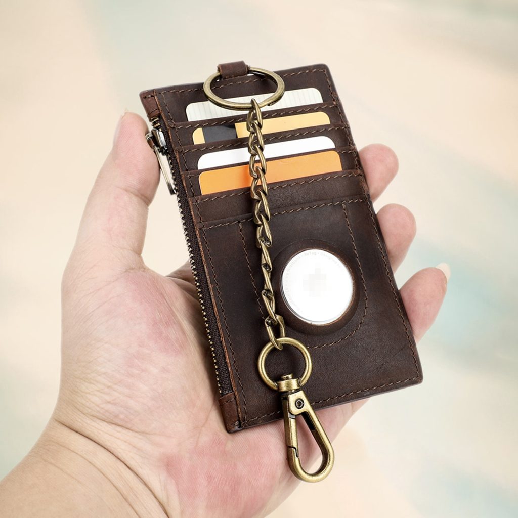Slim Card Holder with Keychain | Free Shipping!